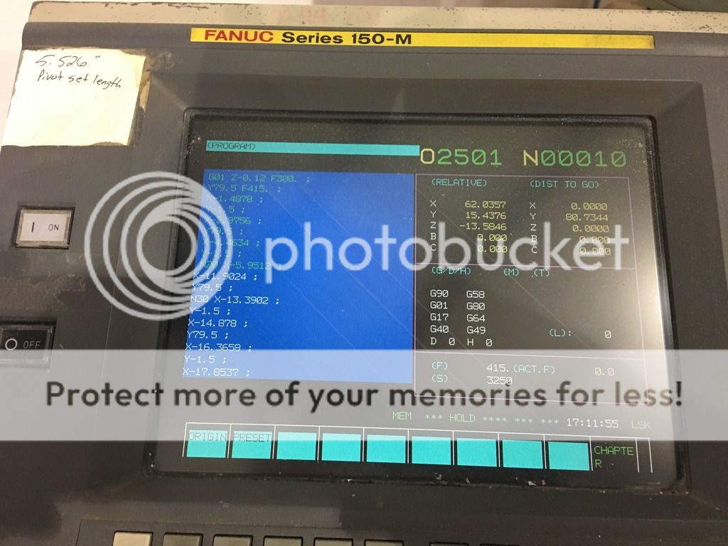 Fanuc > Fanuc 15 OM is Ignoring the Tool Offset Table!? How do I re ...