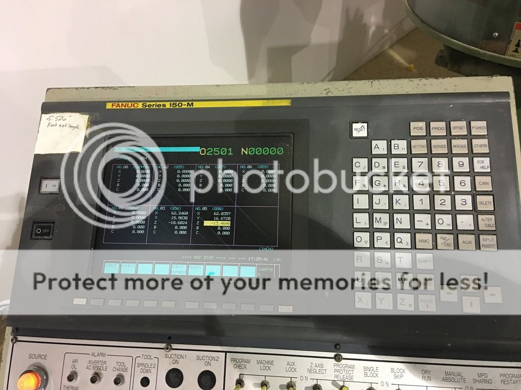 CNC Machining | Fanuc 15 OM is Ignoring the Tool Offset Table!? How do ...