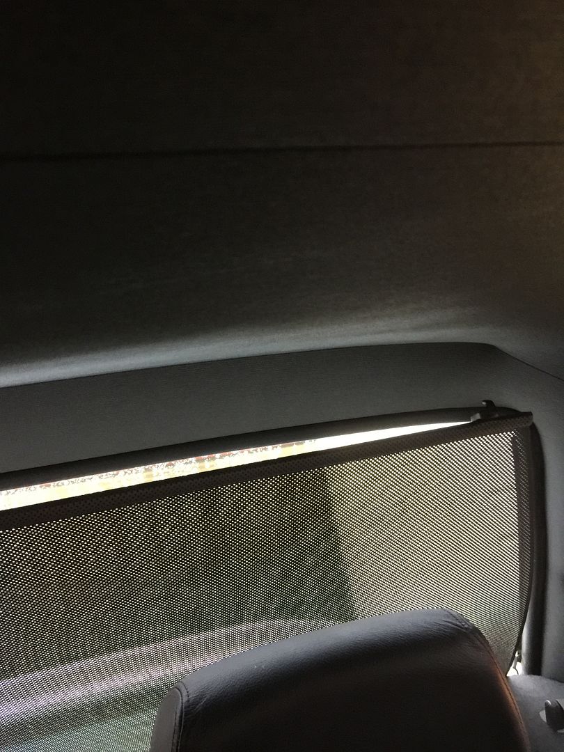 fitting of rear blind parcel shelf - E30 Zone